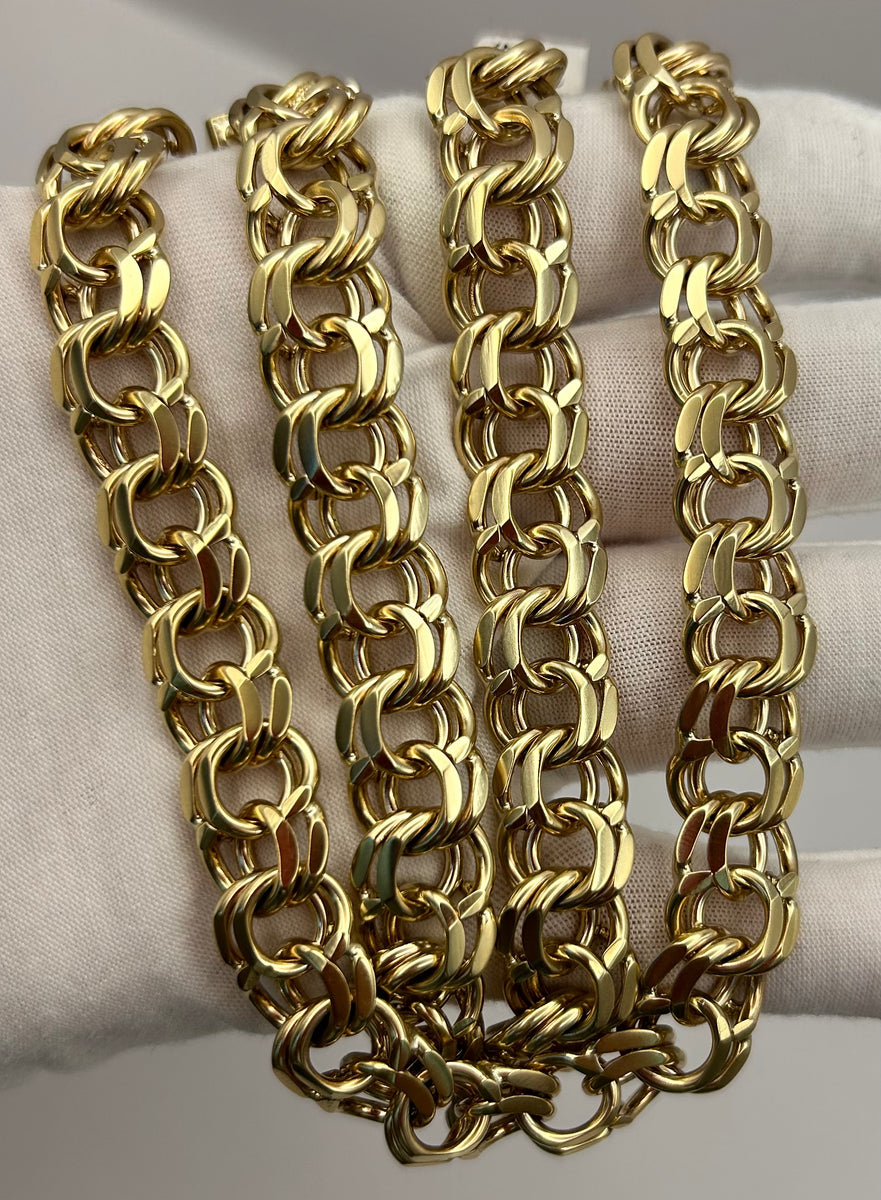 10KT 153 Grams Solid Gold Chino Link Chain – Jewelzz
